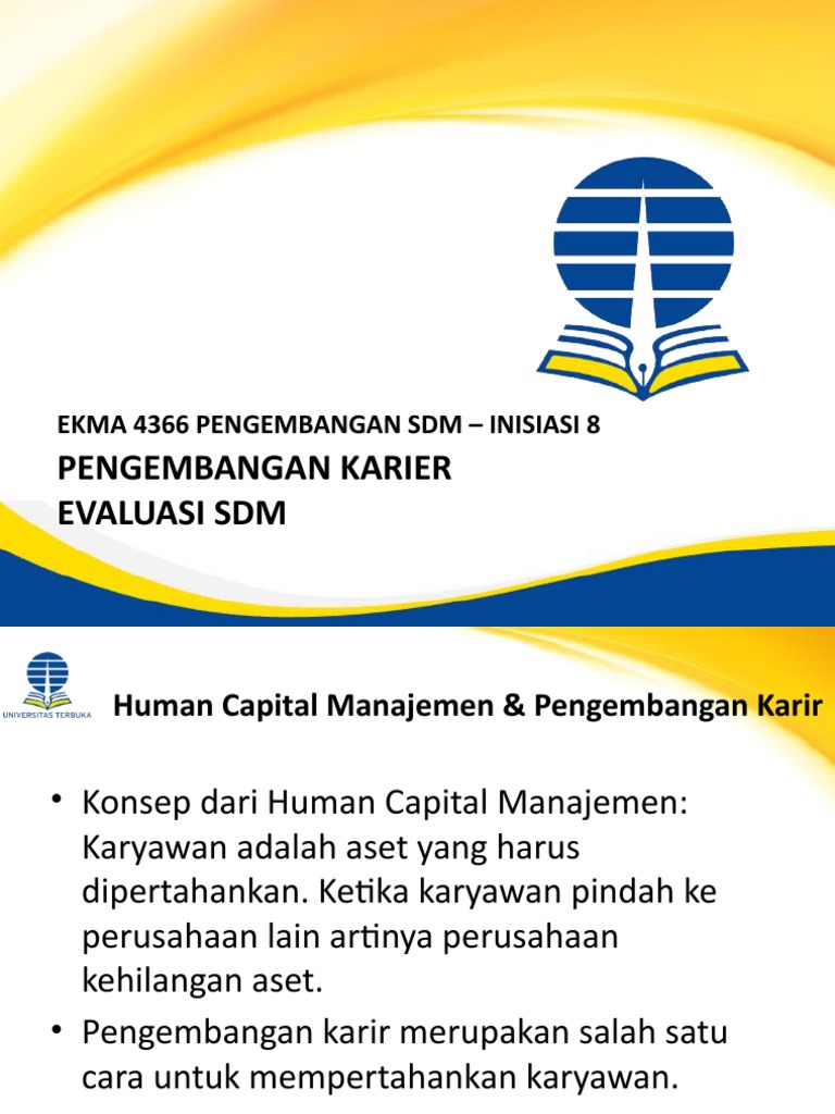 Pengembangan Karier & Evaluasi SDM | PDF