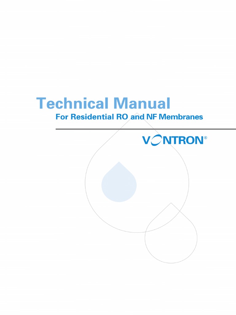 Catálogo Vontron - Completo | PDF | Membrane | Environmental Technology
