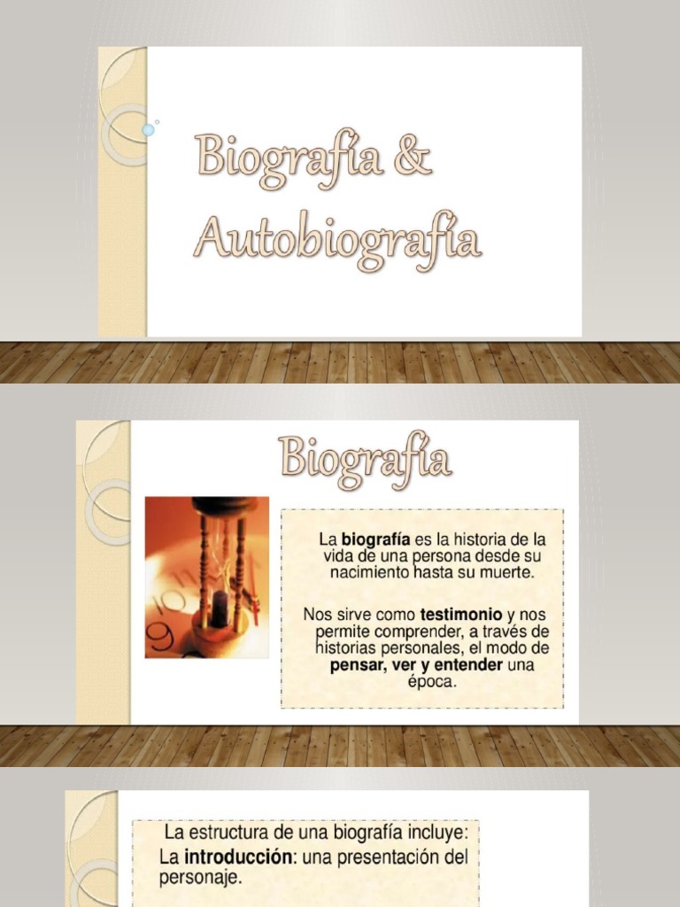 Biografía y Autobiografía 5to Básico | PDF