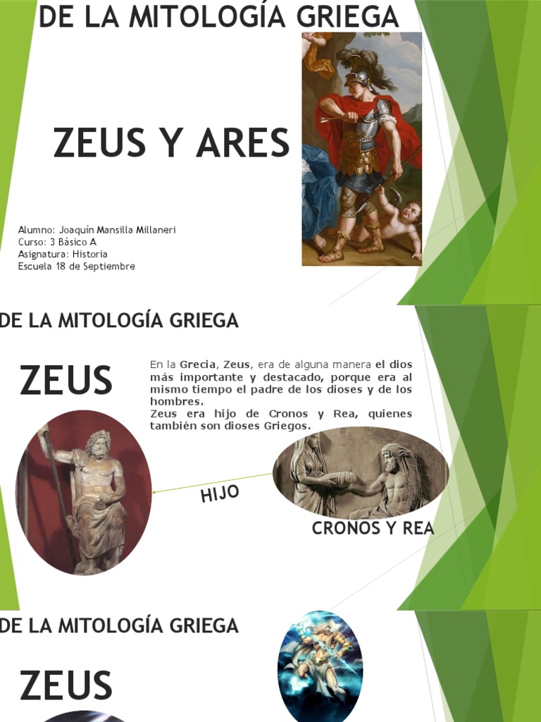 Zeus y Ares | PDF | Zeus | Mitología griega