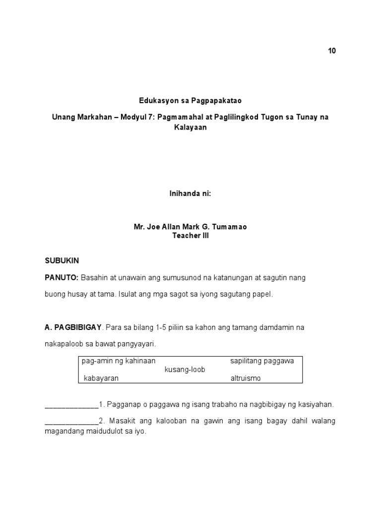 Module 7 Week 7 | PDF