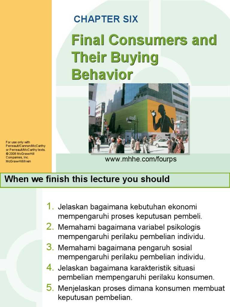 Final Consumers and Their Buying Behavior | PDF | Behavior | Consumer ...