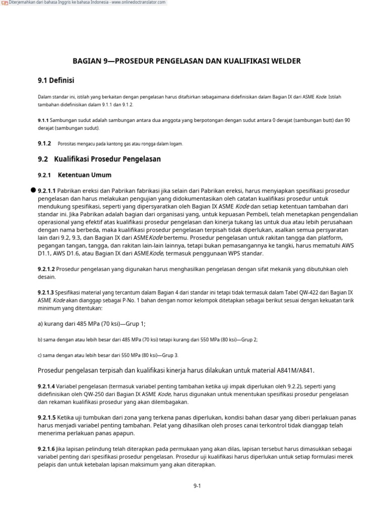 Prosedur & Kualifikasi Pengelasan | PDF