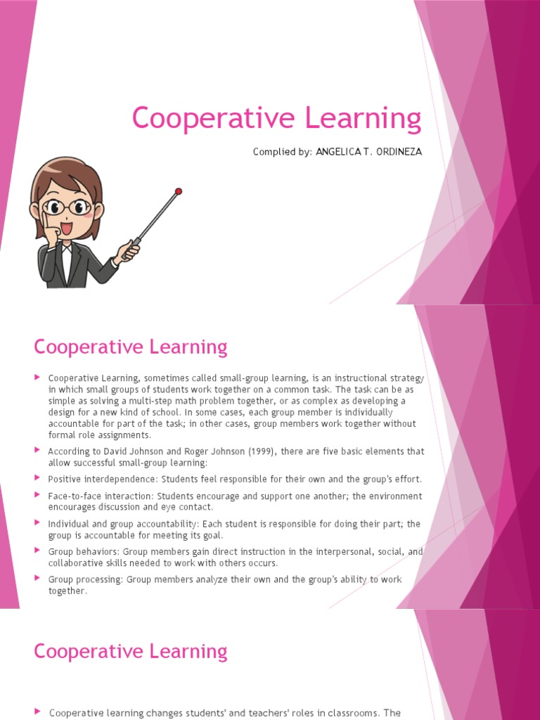 Effective Cooperative Learning Strategies | PDF | Learning | Teachers