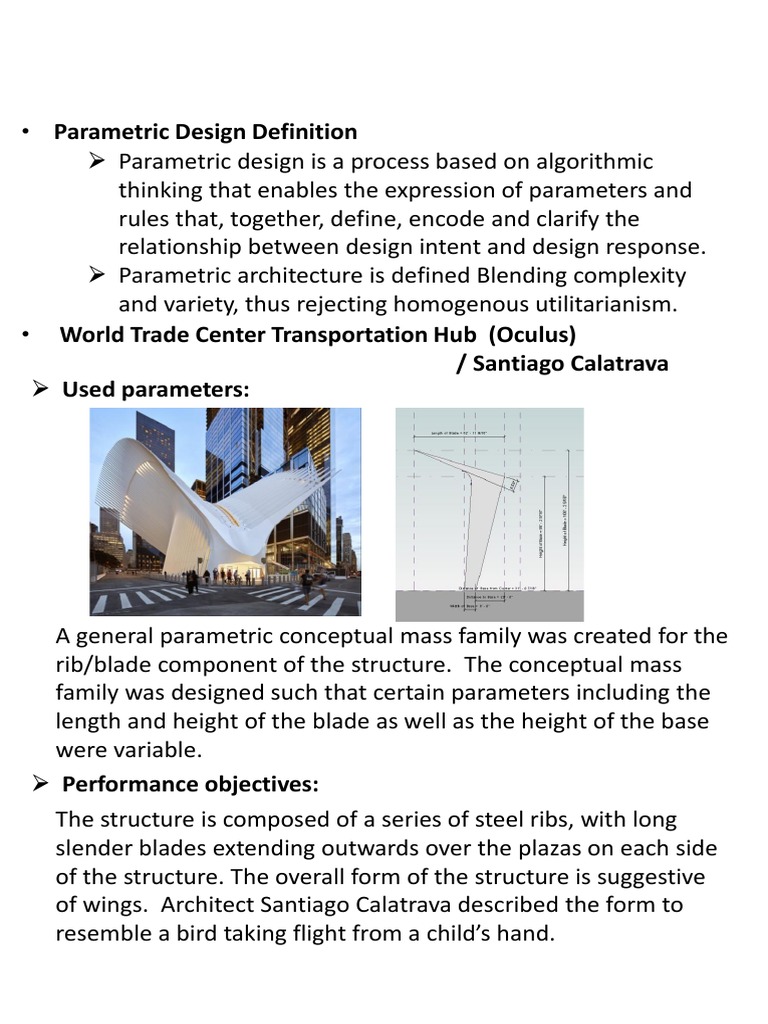 Parametric Design in Architecture | PDF | Science & Mathematics ...