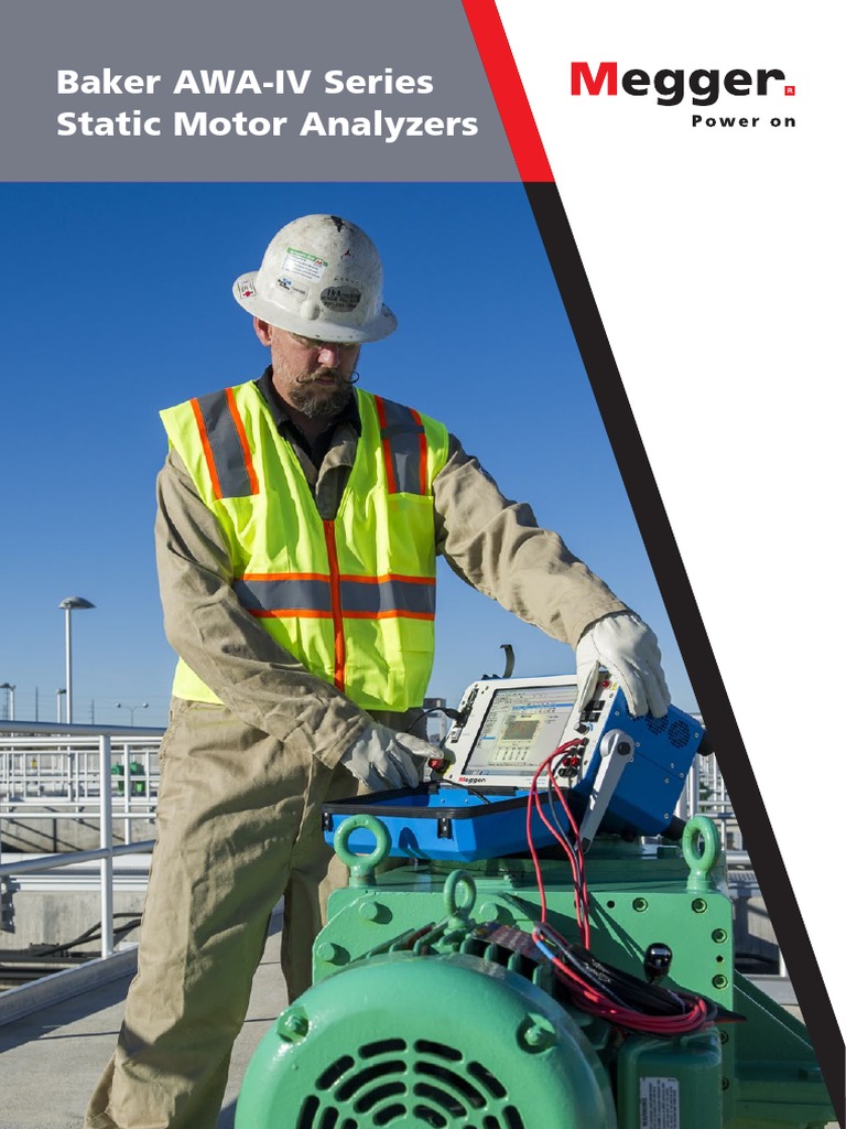 Baker AWA-IV Series Static Motor Analyzers | PDF | Electric Motor ...