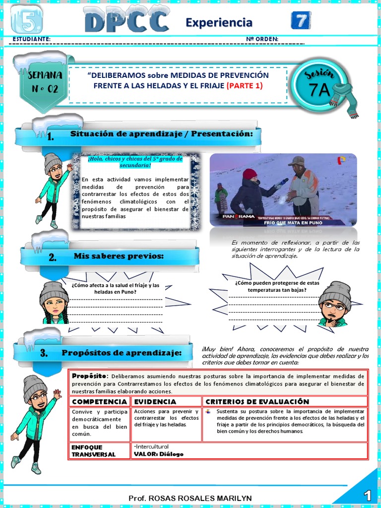 5° Sec. Actividad 7a-Exp.7-Dpcc | PDF | Aprendizaje | Agricultura
