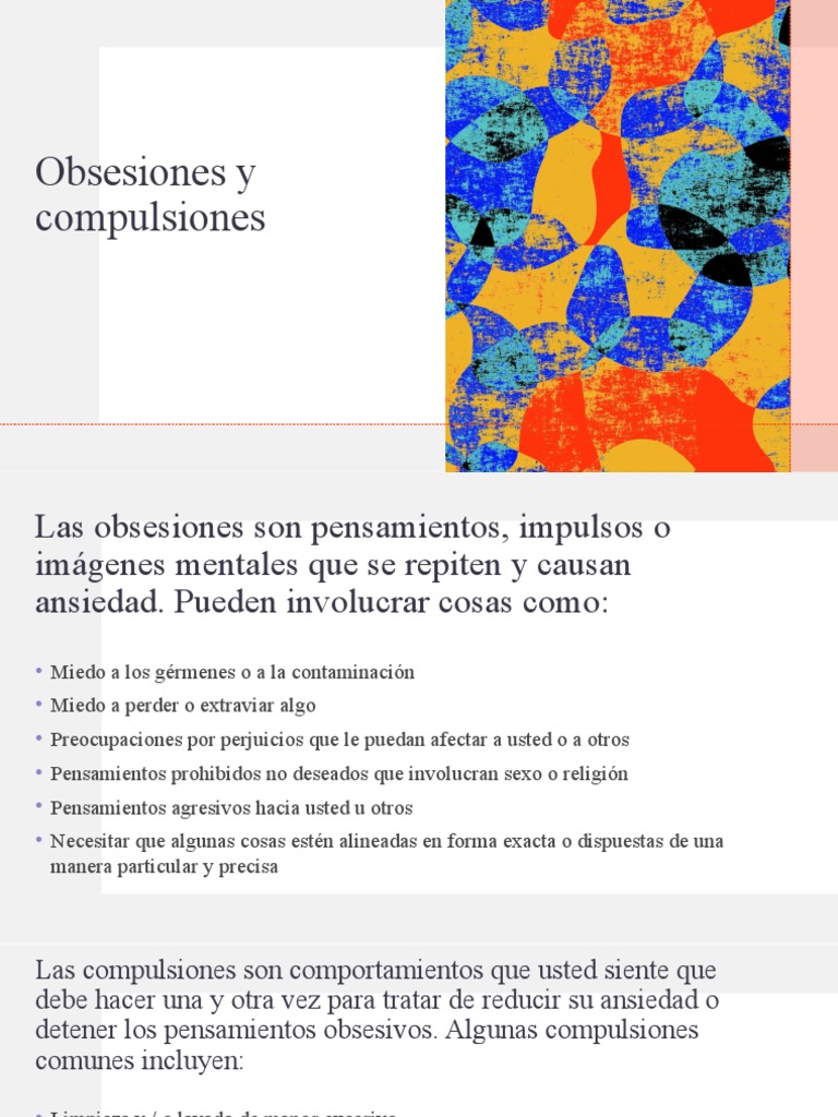 Obsesiones y Compulsiones | PDF | Desorden obsesivo compulsivo ...
