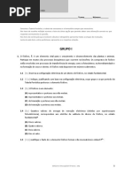 FQ 11 Terceiro Teste | PDF | Fibra ótica | Refração