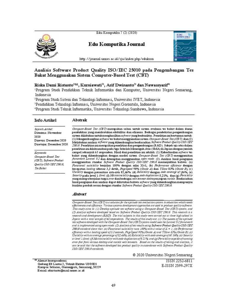 Edu Komputika Journal | PDF