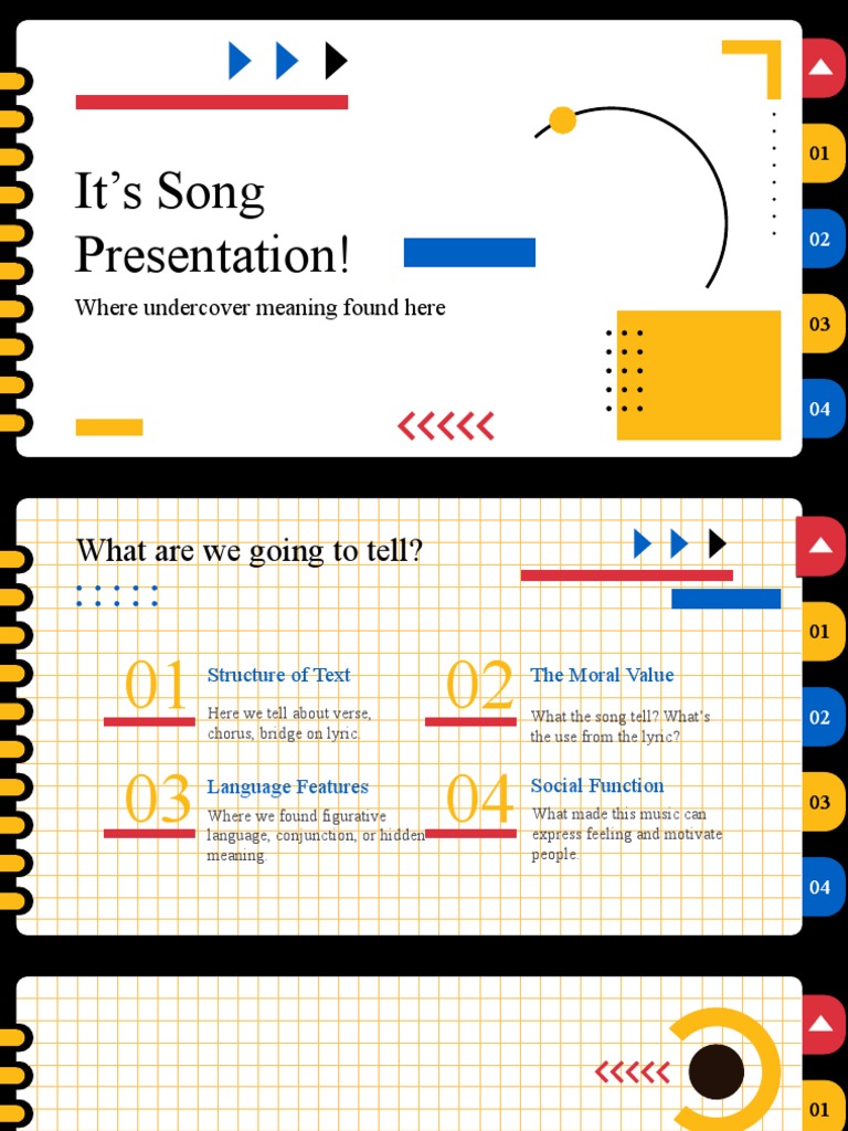 It's Song Presentation!: Where Undercover Meaning Found Here | PDF ...