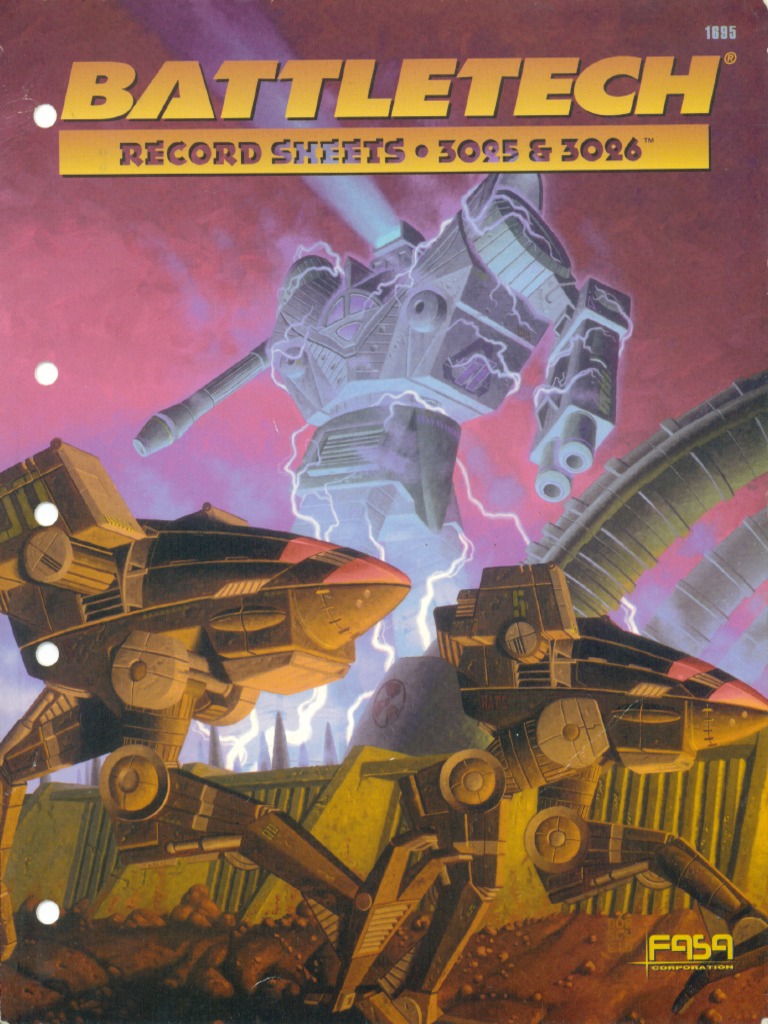 Dokumen - Tips Fasabattletech Battletech Record Sheets 3025 3026 | PDF