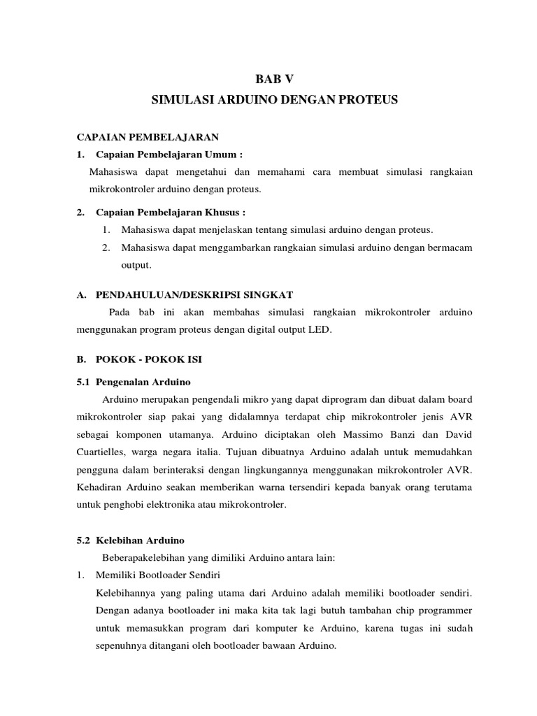 Simulasi Arduino | PDF