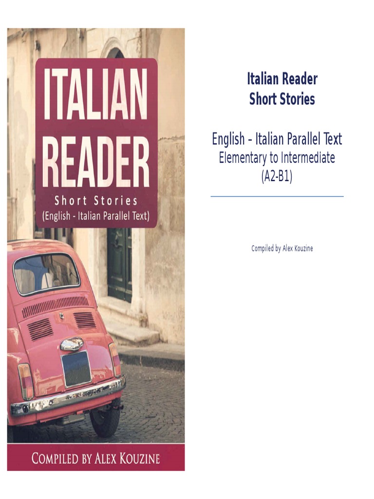 Alex Kouzine - Italian Reader - Short Stories (English-Italian Parallel ...