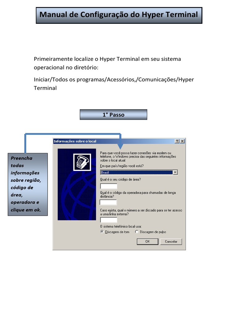 Manual Hyperterminal | PDF