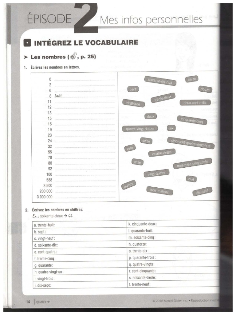 Exercices Mon, Ma, Mes | PDF