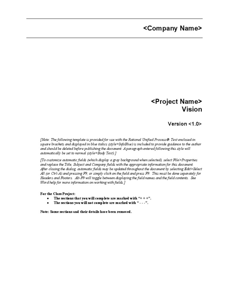 01 Req480 Vision Exercise | PDF | System | Use Case