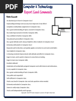 Grade 8 Computer Studies End of Term 1 Test | PDF | Computer Hardware ...