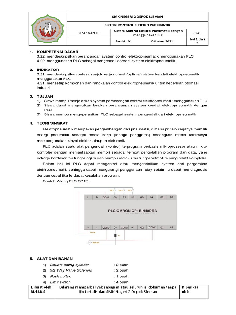 Jobsheet02 PLC | PDF