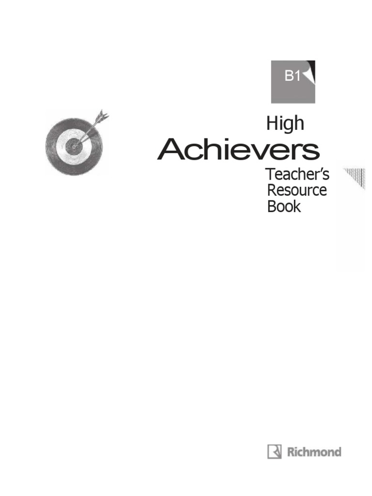 Achievers: Teacher's Resource Book | PDF | Education Theory | Pedagogy