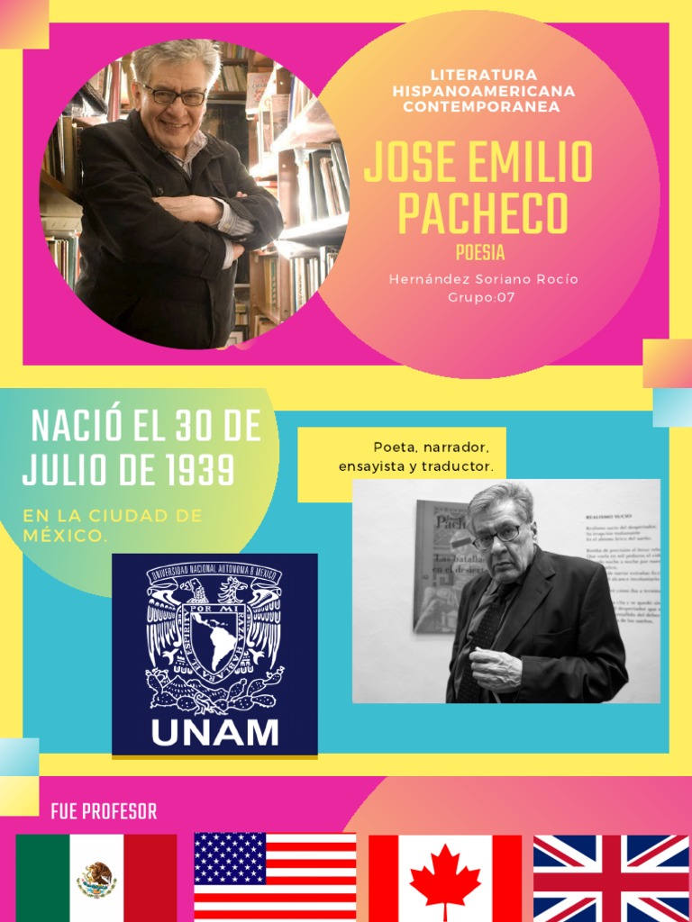 José Emilio Pacheco: Poesía y Biografía | PDF