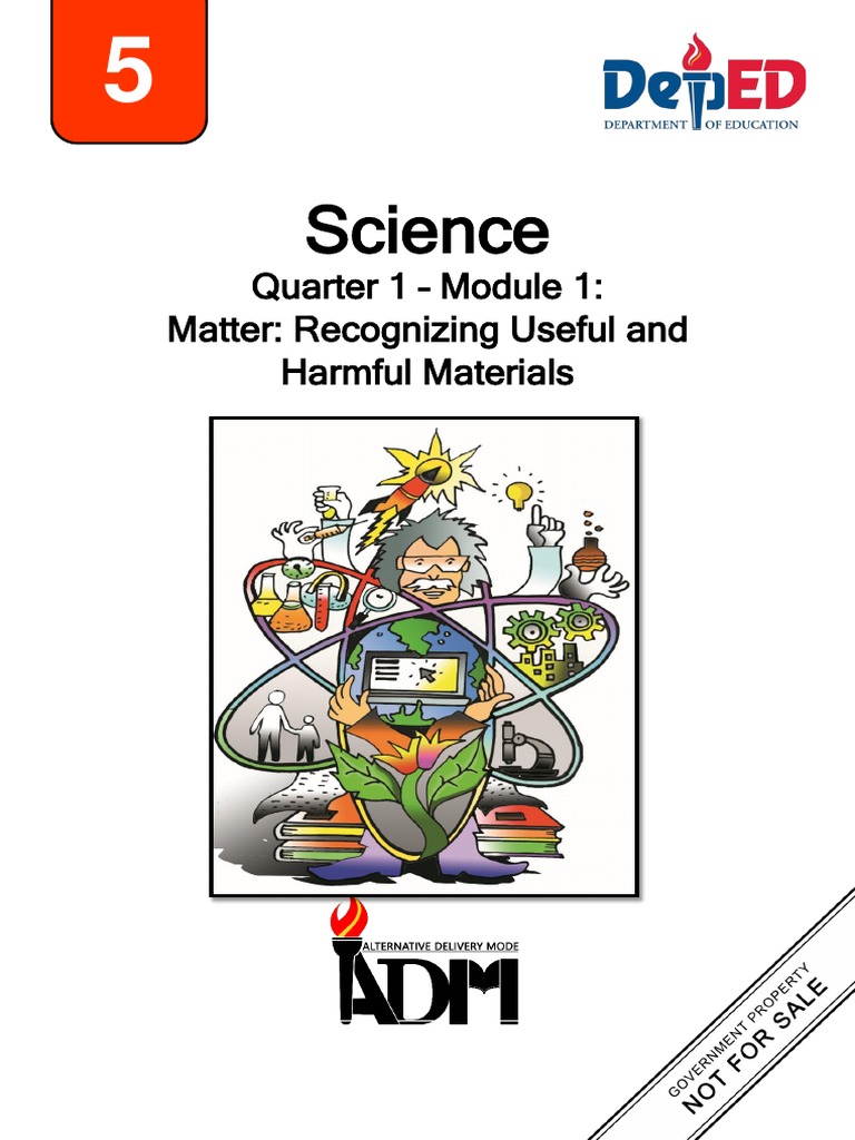 Science 5 Q1 Module 1 Recognizing Useful and Harmful Materials | PDF ...