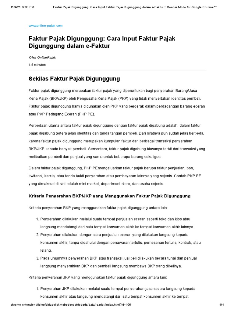 Faktur Pajak Digunggung_ Cara Input Faktur Pajak Digunggung dalam e ... Faktur Pajak Digunggung_ Cara Input Faktur Pajak Digunggung dalam e ...