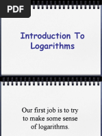 Logarithms PowerPoint Presentation | PDF | Logarithm | Exponential Function