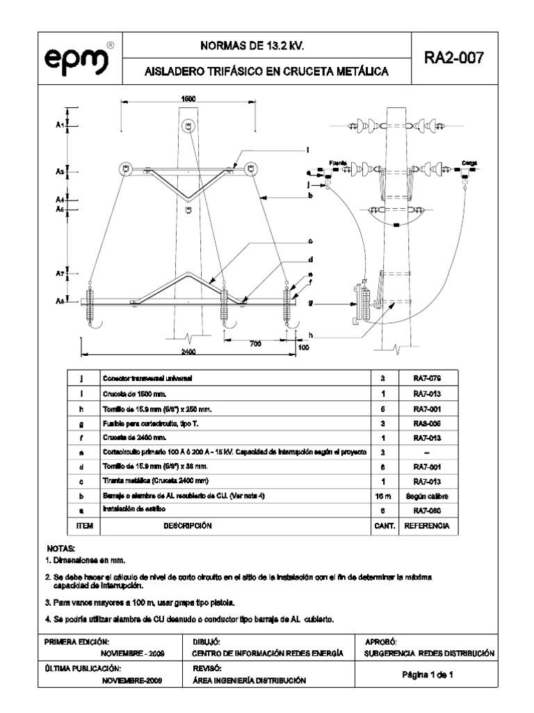 Ra2-007 Aisladero Trifasico | PDF