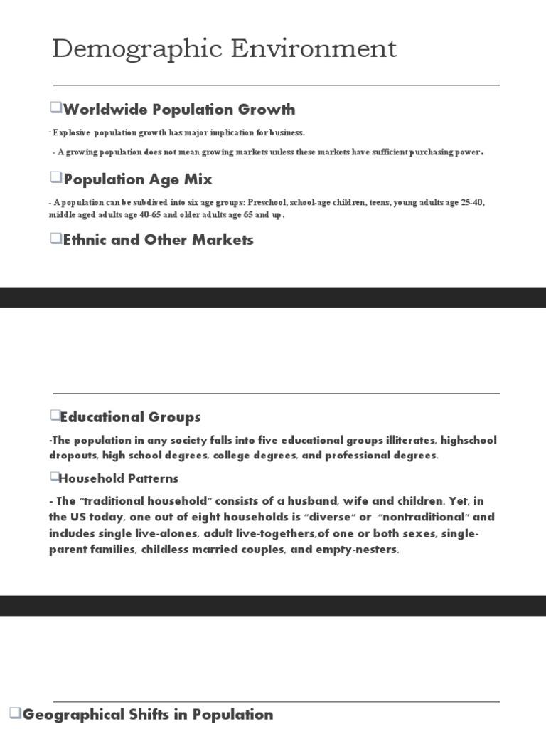 Demographic Environment - Natural Environment | PDF | Solar Energy ...
