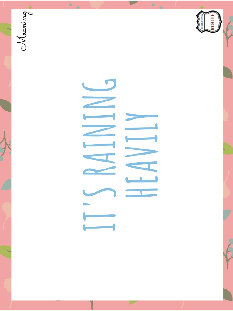 Idioms With Emojis - Flash Cards | PDF