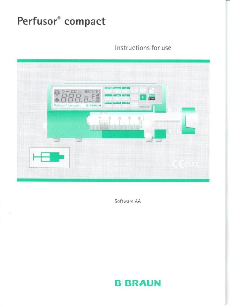 Perfusor B Braun Compact | PDF