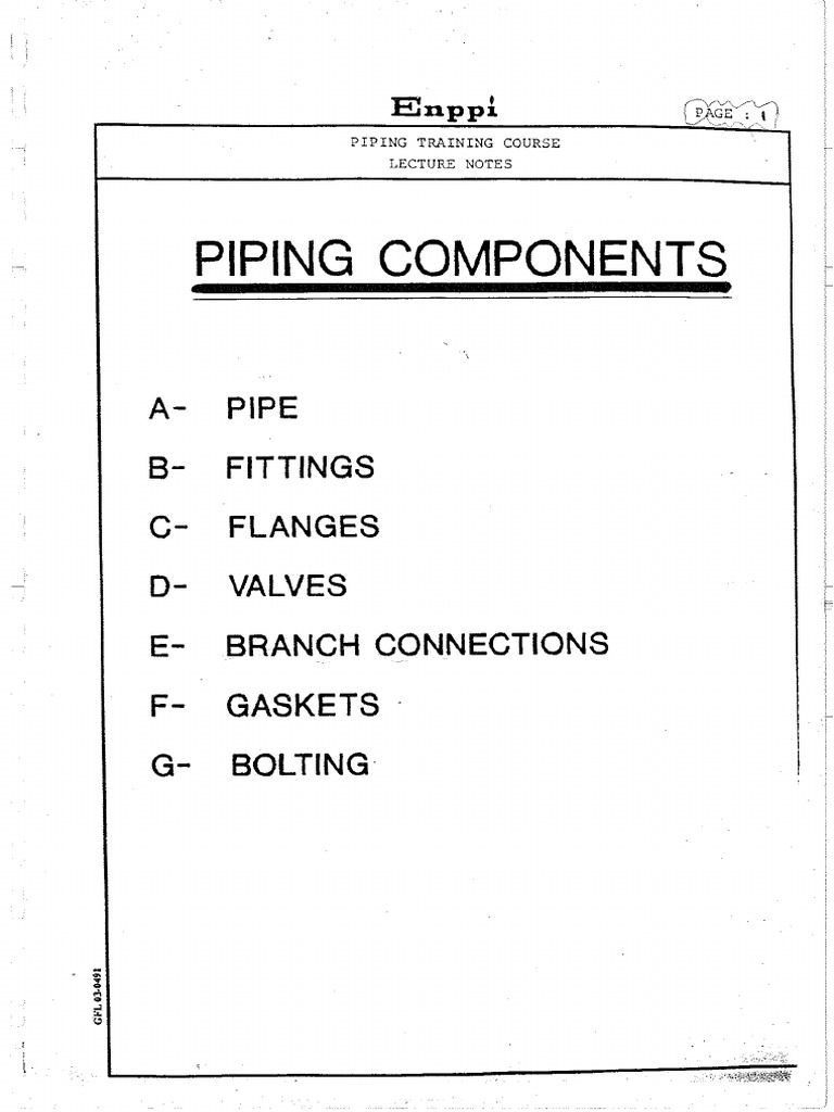 Piping Components | PDF