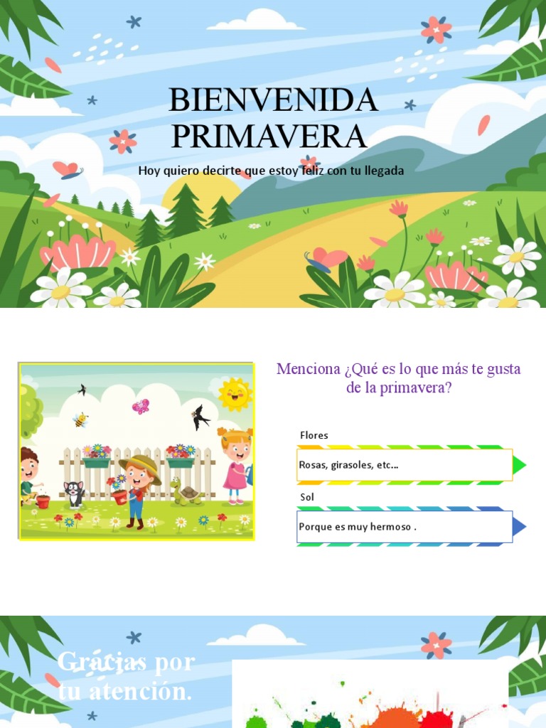 Bienvenida Primavera | PDF