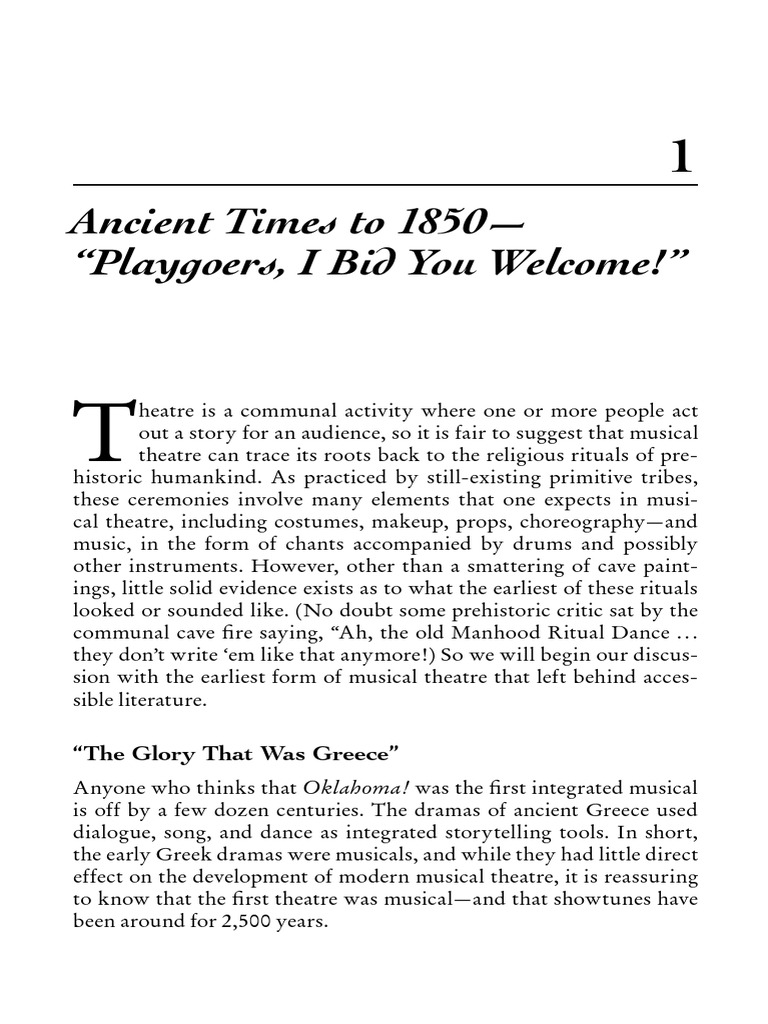 Musical Theatre History (Kenrick) | PDF