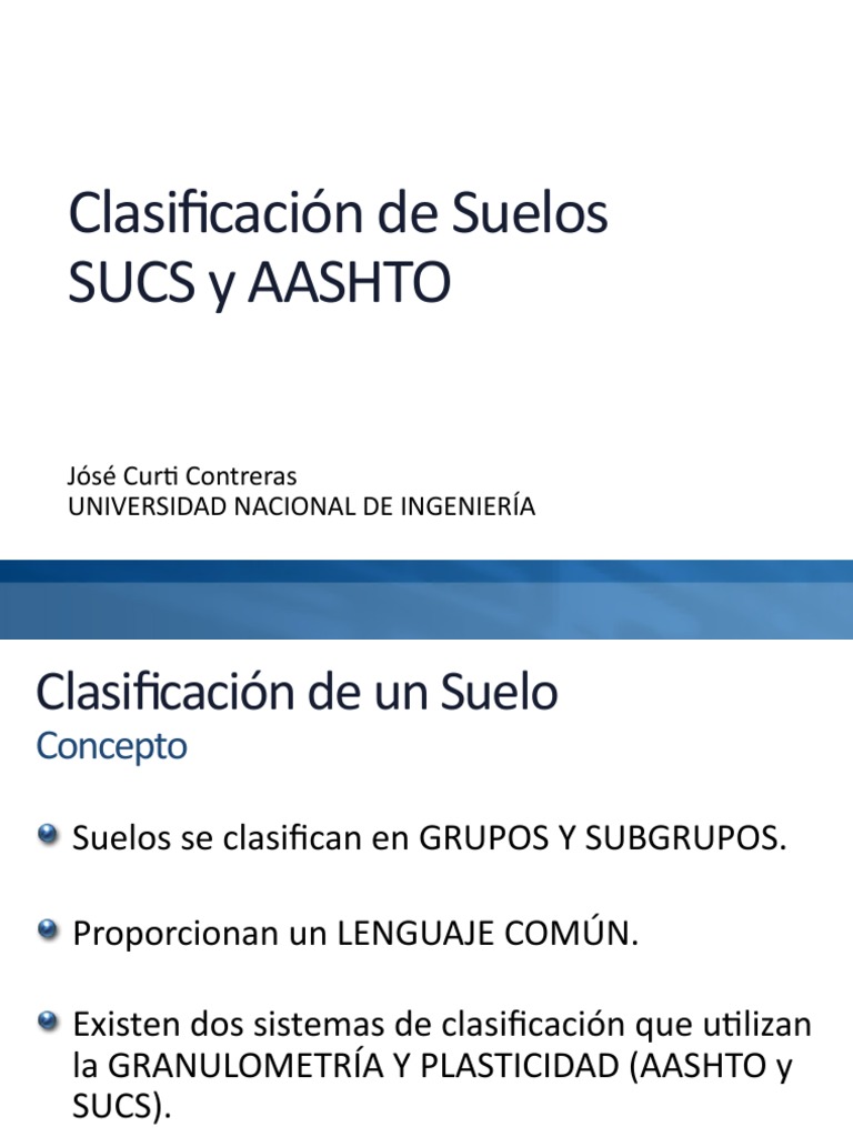 Exposicion SUCS Y AASHTO | PDF | Ingeniería geotécnica | Notación