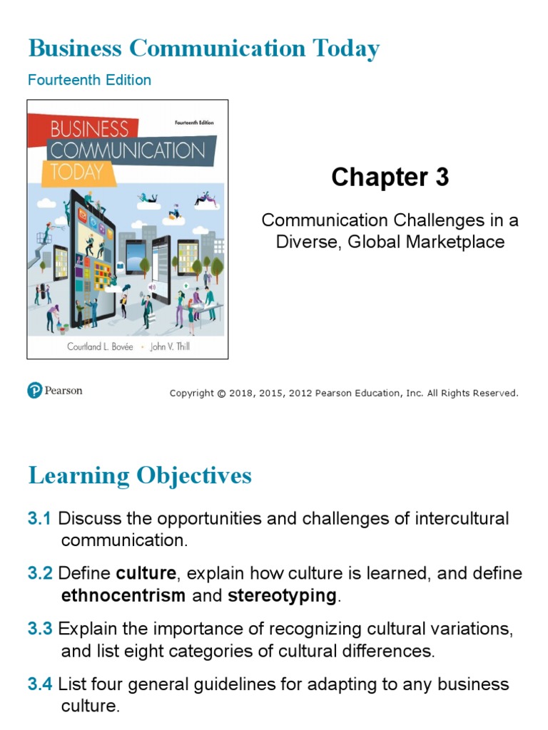 Business Communication Today: Communication Challenges in A Diverse ...