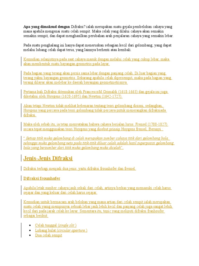 Difraksi | PDF | Seni