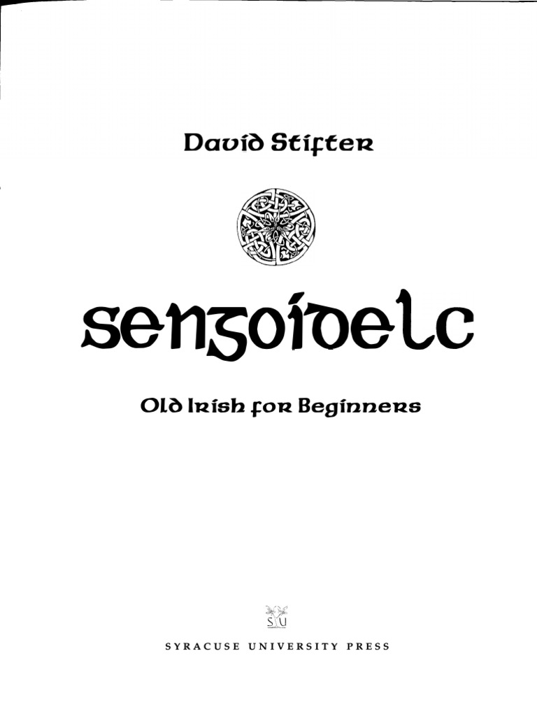 SengoÍdelc - Old Irish For Beginners (David Stifter) Cs | PDF | Grammatical Gender | Irish Language
