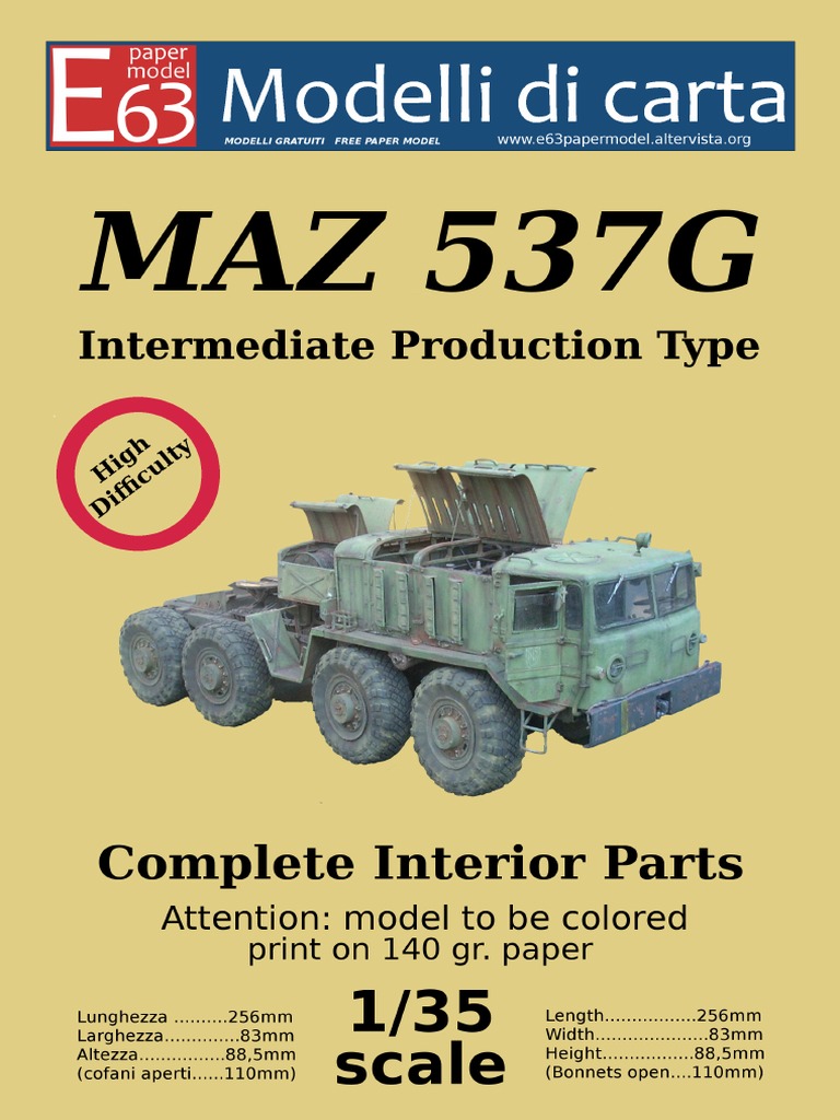 Maz 537G | PDF