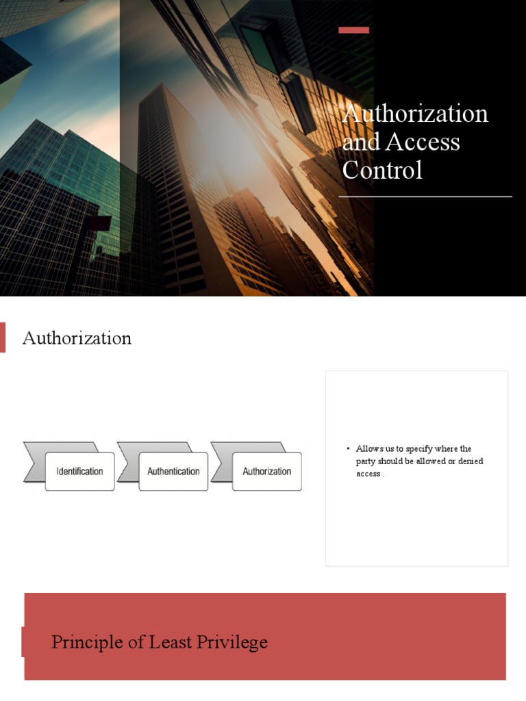 Authorization and Access Control | PDF | Access Control | Computer Network
