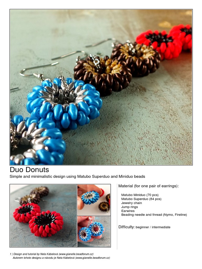 Super Mini Duo Donut | Download Free PDF | Jewellery | Softlines (Retail)