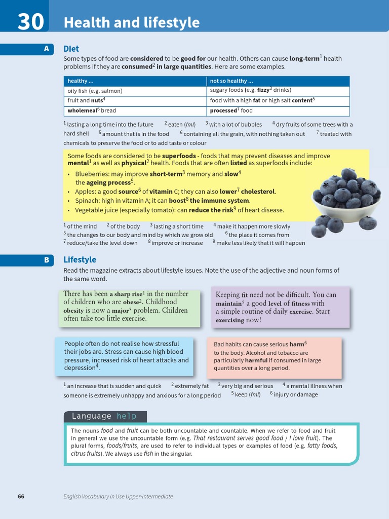 English Vocabulary in Use Upper-Intermediate Unit 30 | PDF | Foods | Fruit