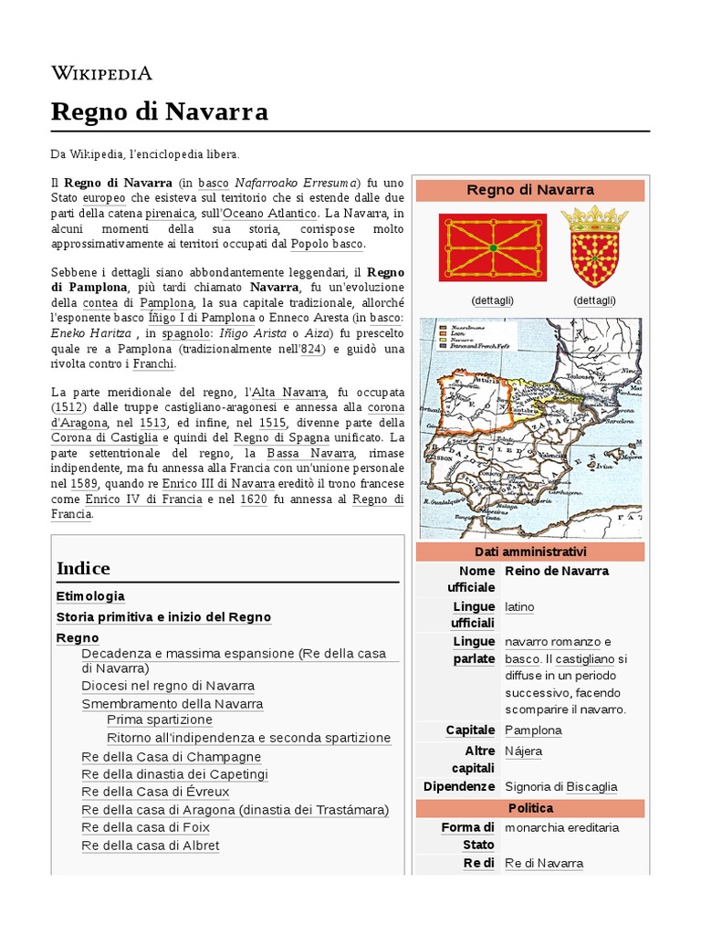 Regno Di Navarra | PDF
