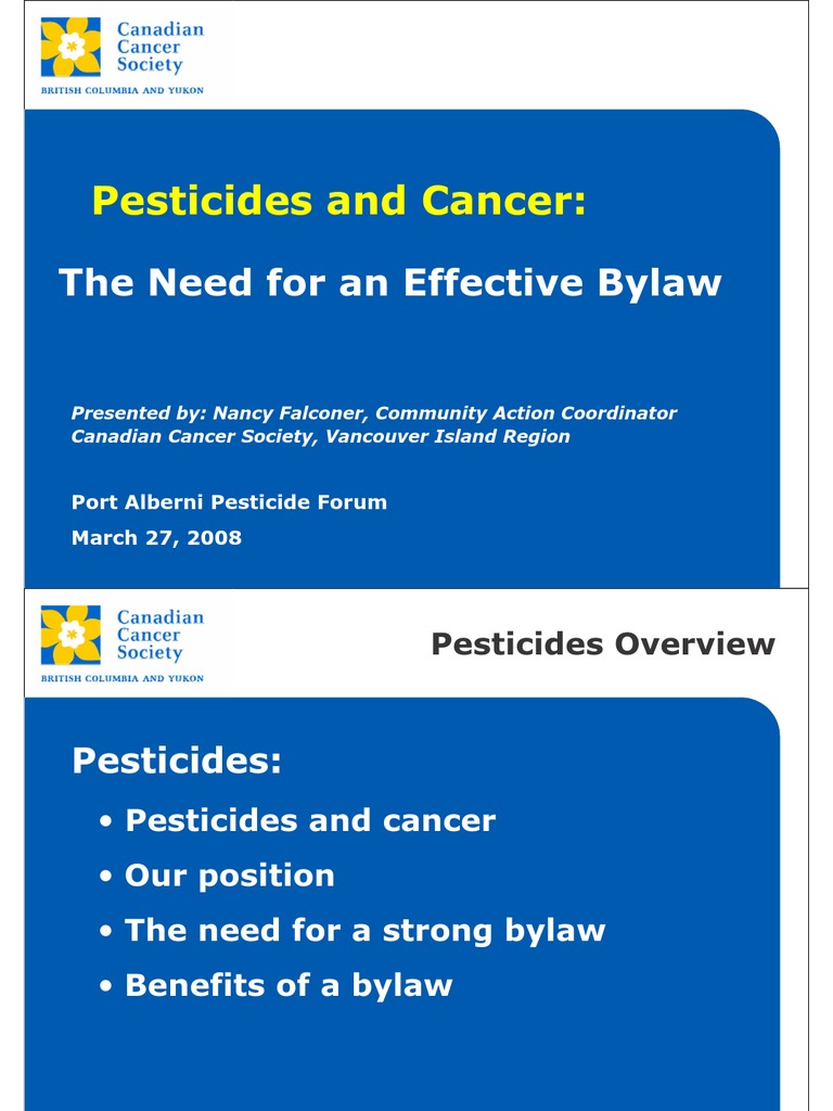 Slide Show - Environment - Canadian Cancer Society - 2008 03 27 - Nancy ...