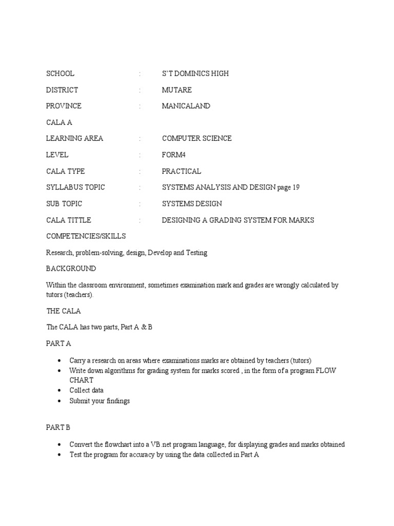 Documentary (Autosaved) .CALA | PDF | Test (Assessment) | Cognition
