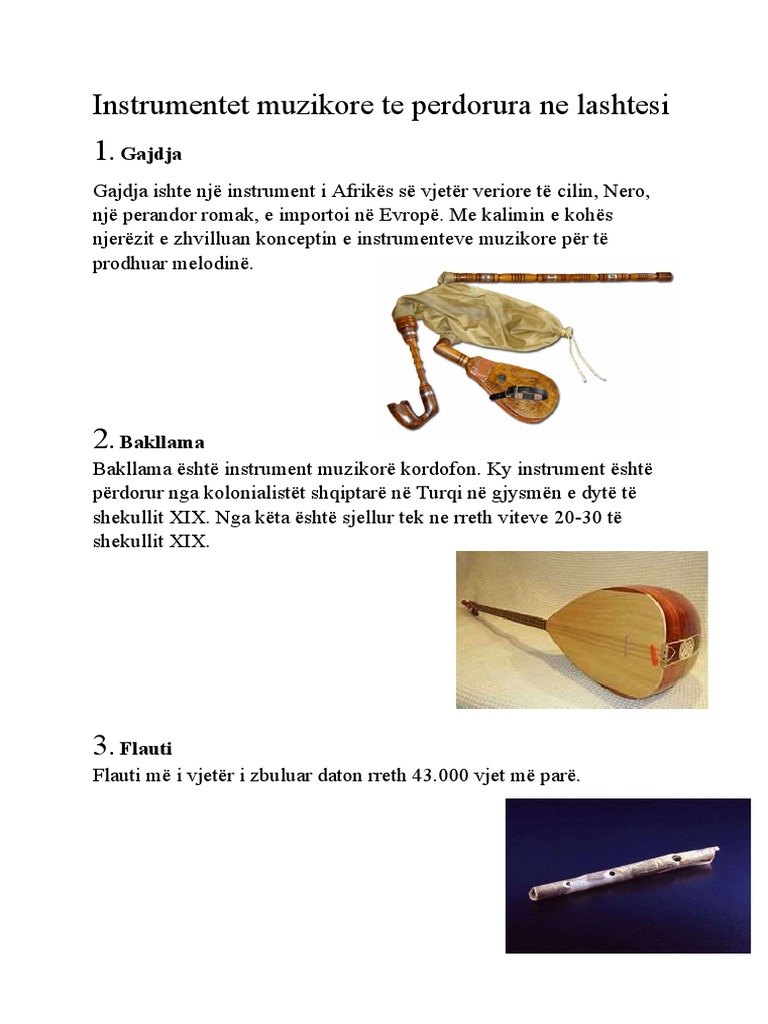 Instrumentet Muzikore | PDF