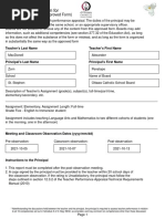 Experience Work Sheet Sample | PDF | Classroom | Teachers