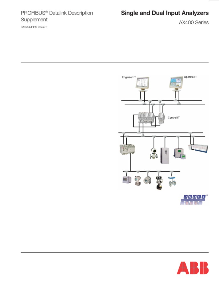 Profibus Datalink Description Supplement: Single and Dual Input Analyzers | PDF | Computer ...