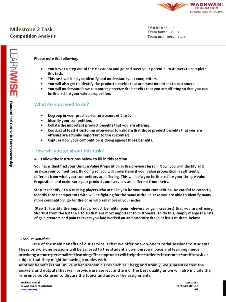 Comp Analysis | PDF | Subscription Business Model | Learning